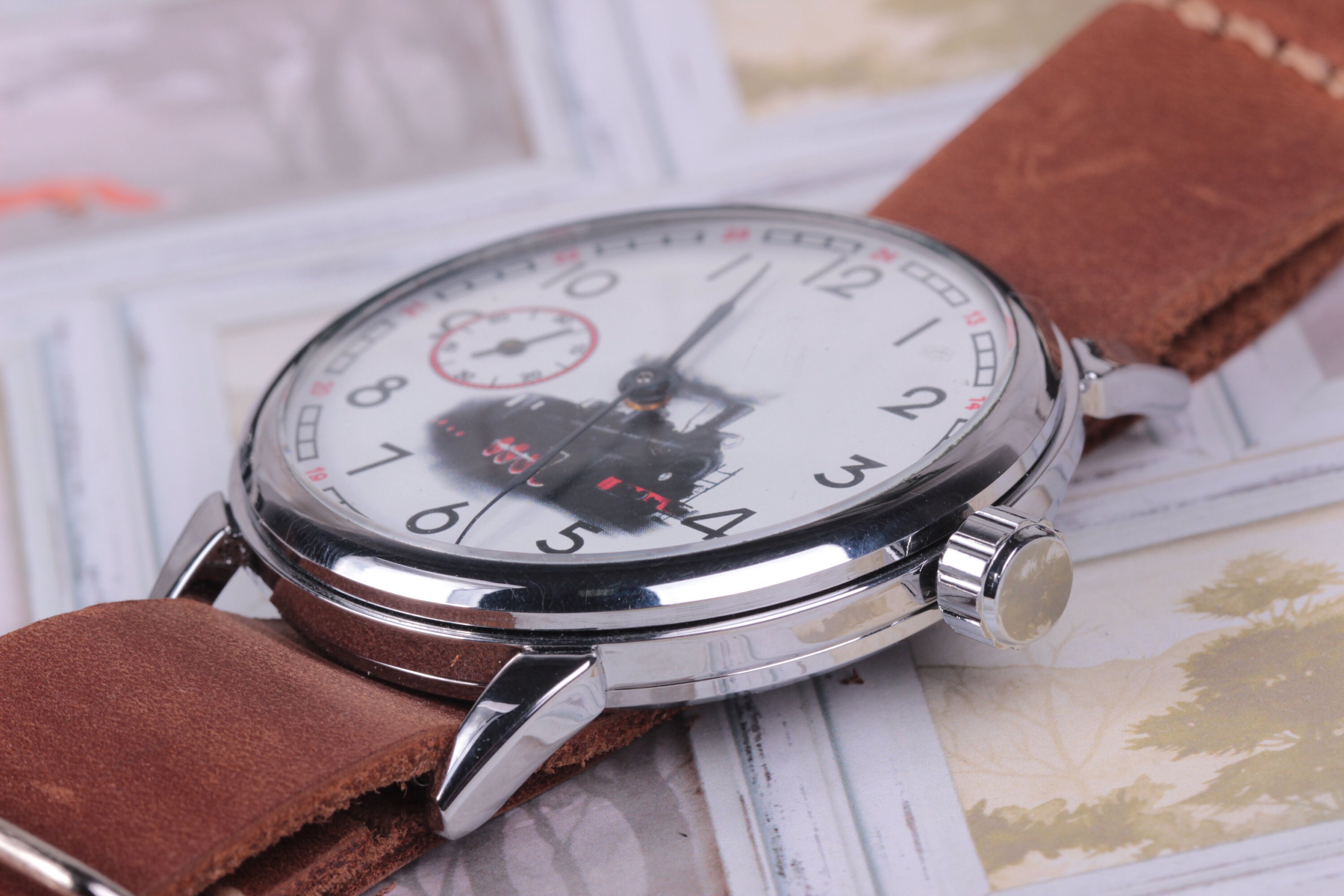 Molnija watch Locomotive watch Men's Vintage Wristwatch | Etsy