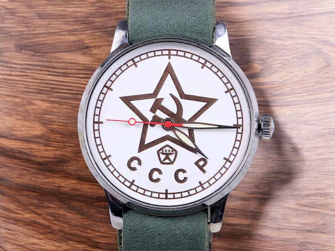 Rare Watch CCCP Soviet Star, Vintage USSR Mechanical Men's Wrist Watch ...