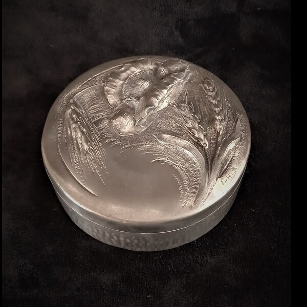 Pewter Jewelry Box - Etsy