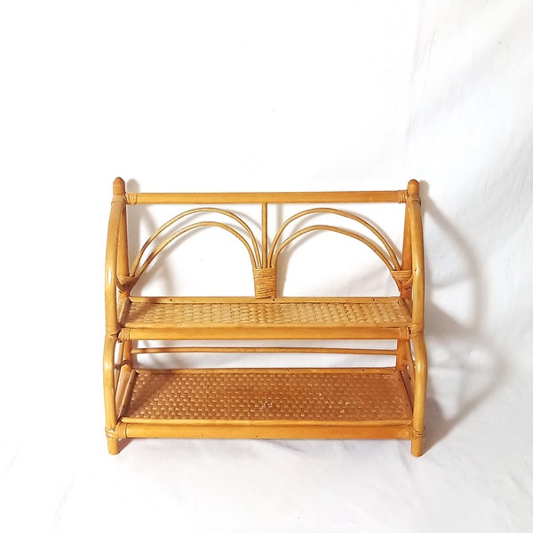 Rattan Shelf - Etsy