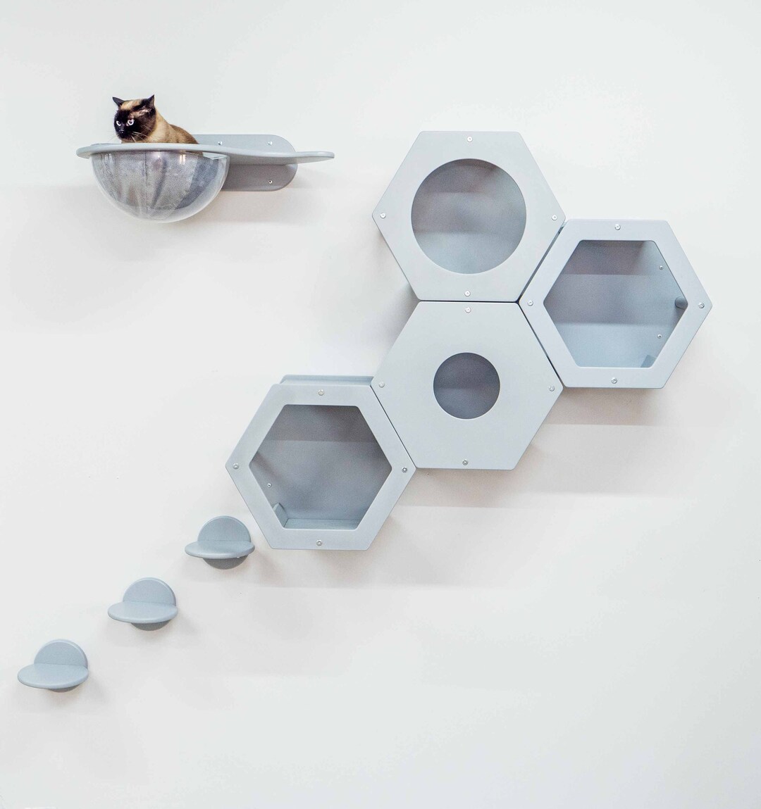 8 Pieces Cat Playground Unique Space for Your Cat Cat Black - Etsy