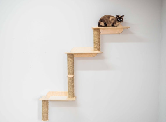 Sturdy Scratching Tree Scratching Post Sisal Carpet Tower Cat | Etsy