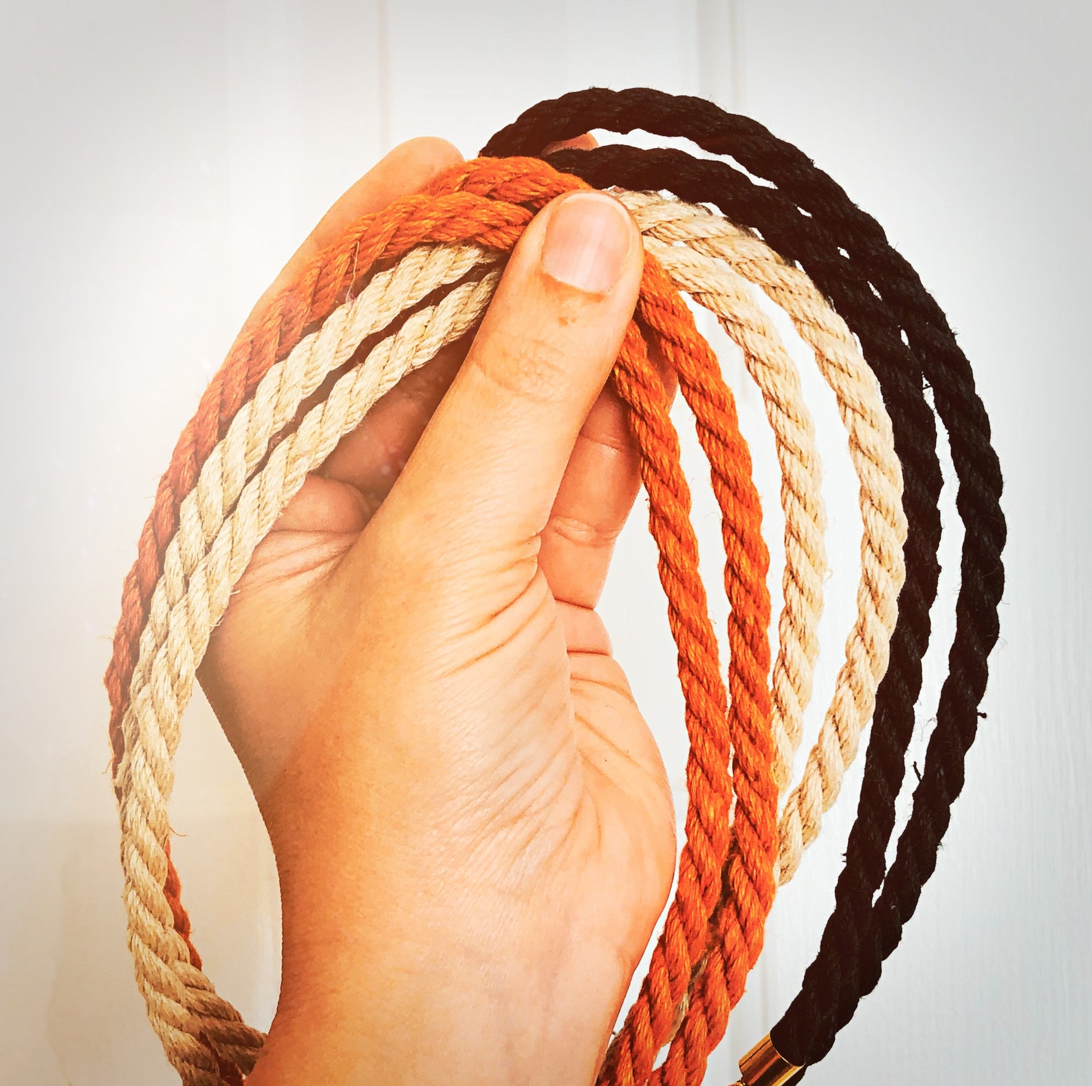 Hemp Rope Choker. Adjustable Natural Hemp Bondage Rope Choker. - Etsy