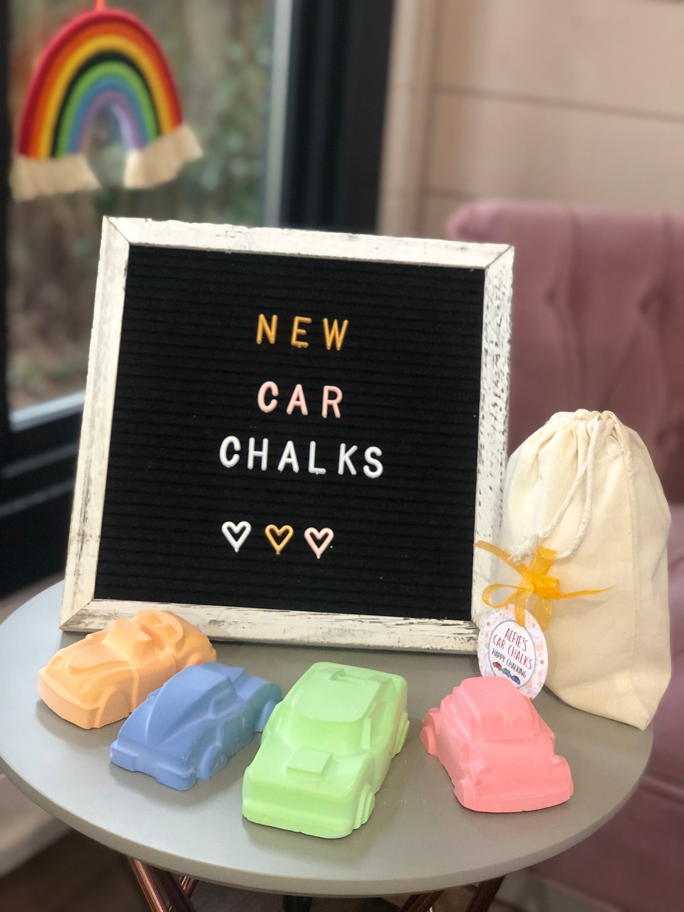 Super Chunky Car Chalks hand made and personalised for | Etsy