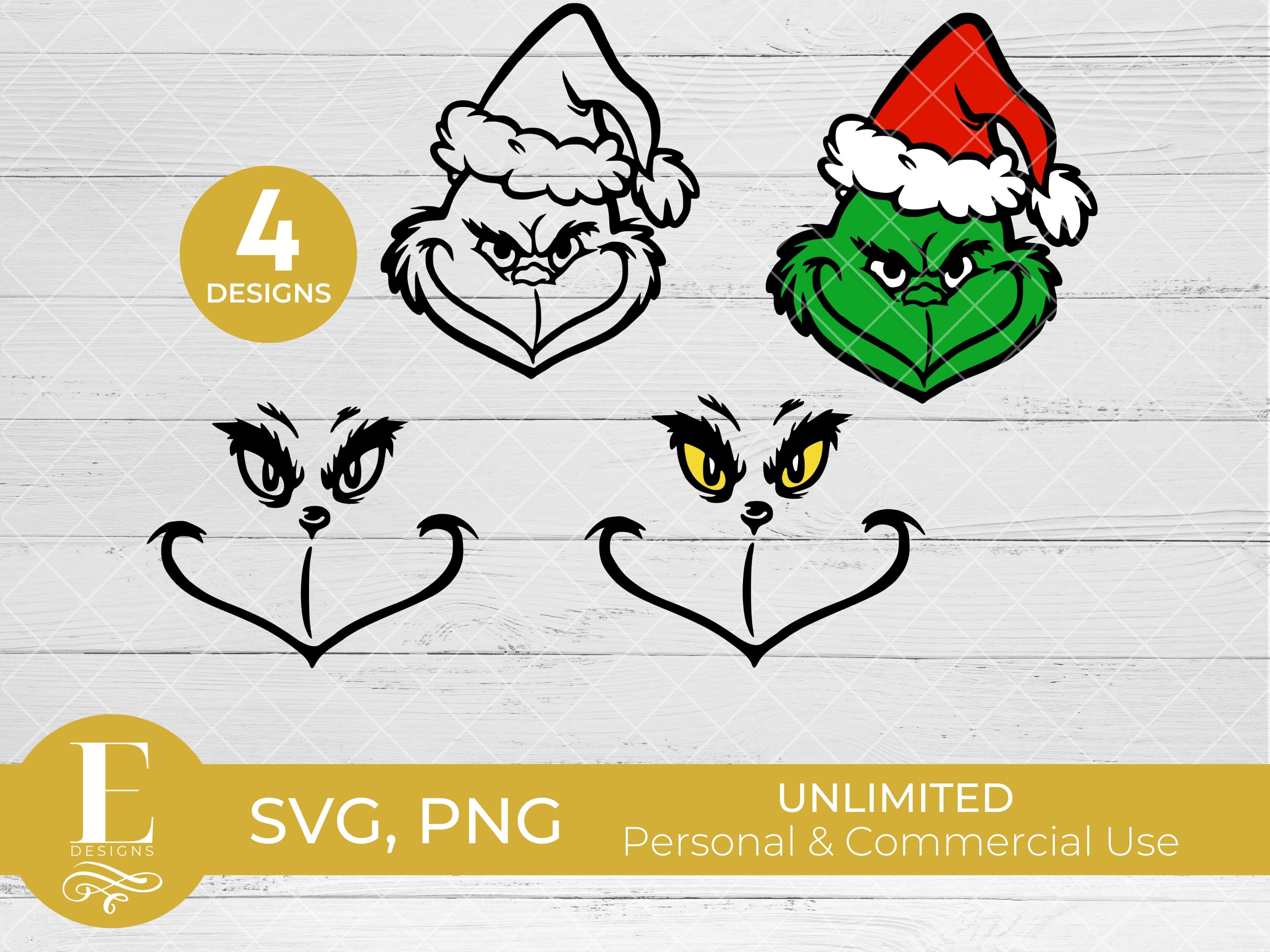 Layered Grinch Face Christmas Svg Bundle, Grinch Svg, Holiday Png, Png ...