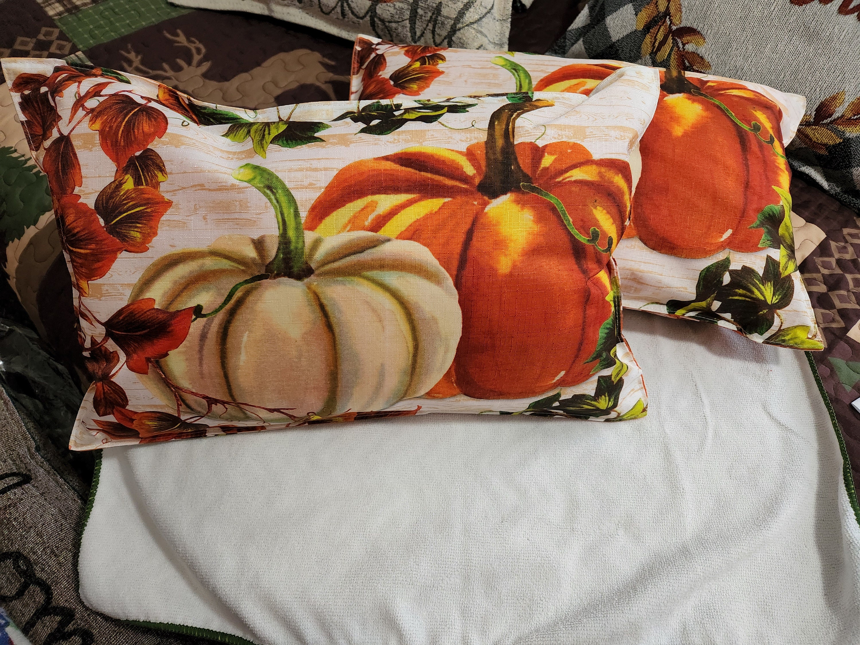 Harvest Fall Pumpkin Throw Pillows - Etsy