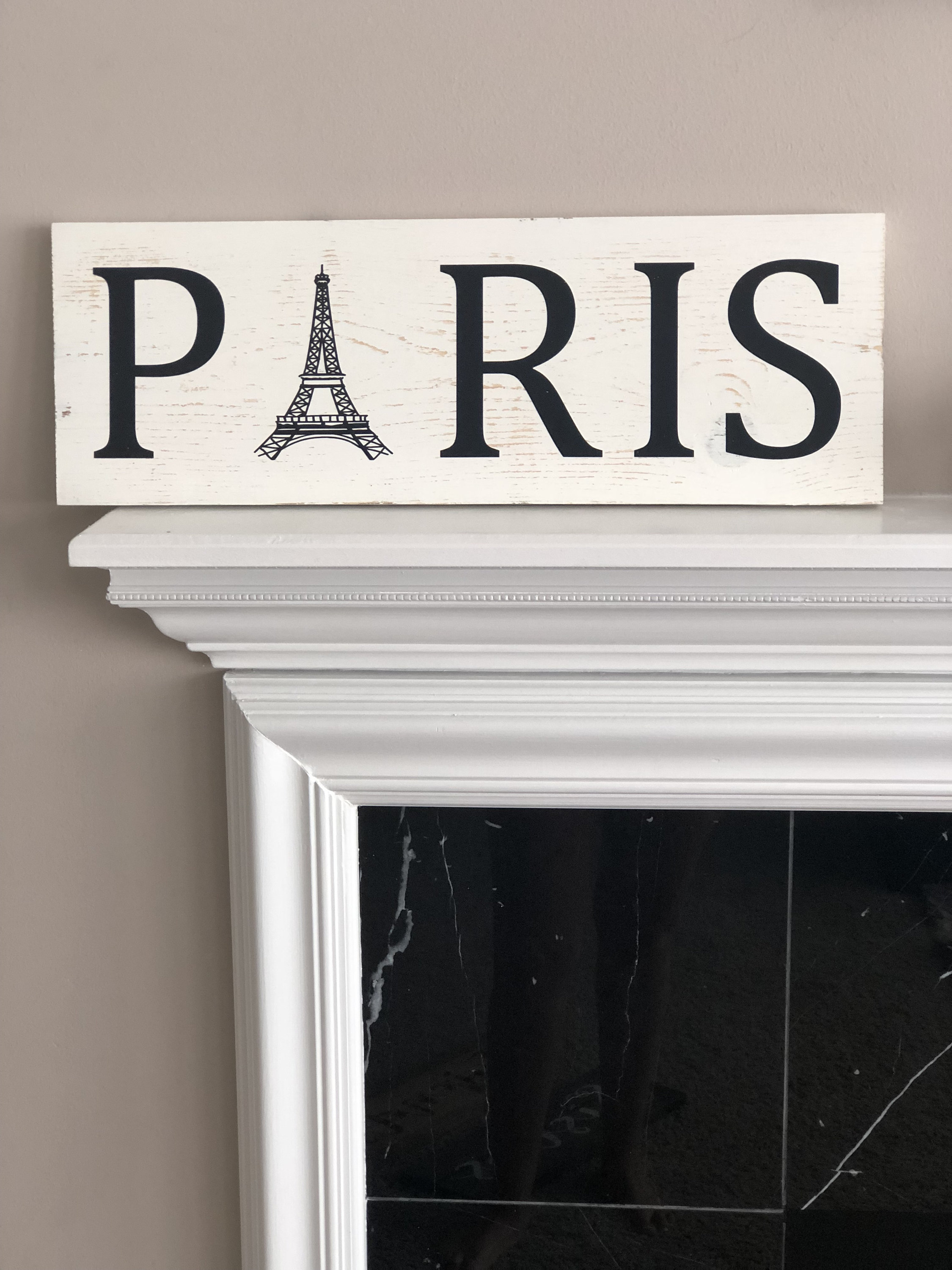 Paris Sign l Wood Paris Sign with Eiffel Tower l Eiffel Tower | Etsy