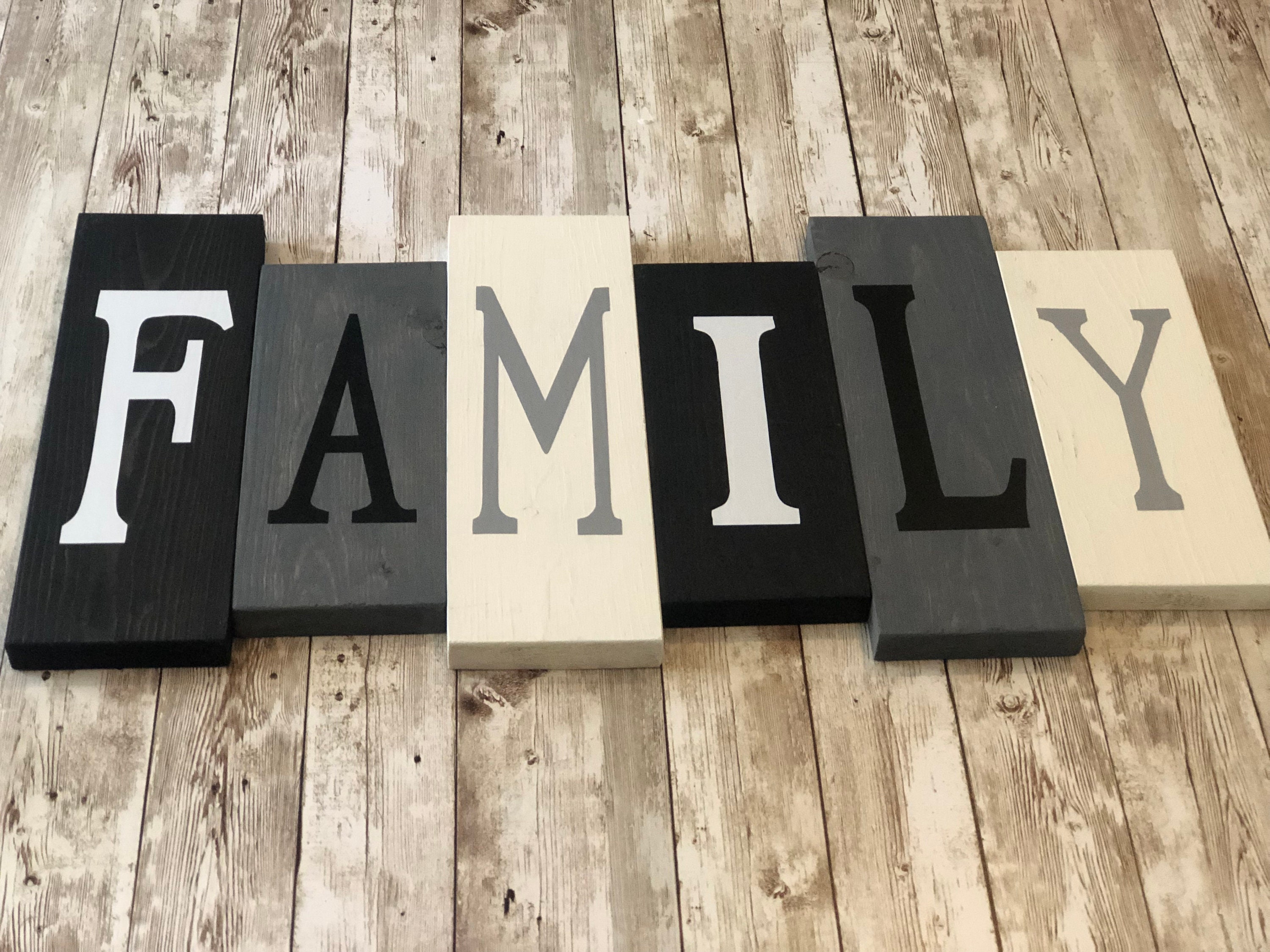 Family Family Sign Pallet Sign Rustic Decor Gallery | Etsy