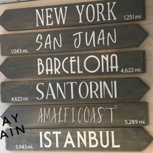 Directional Signs | Destination Signs | Arrow Sign | Yard Destination ...