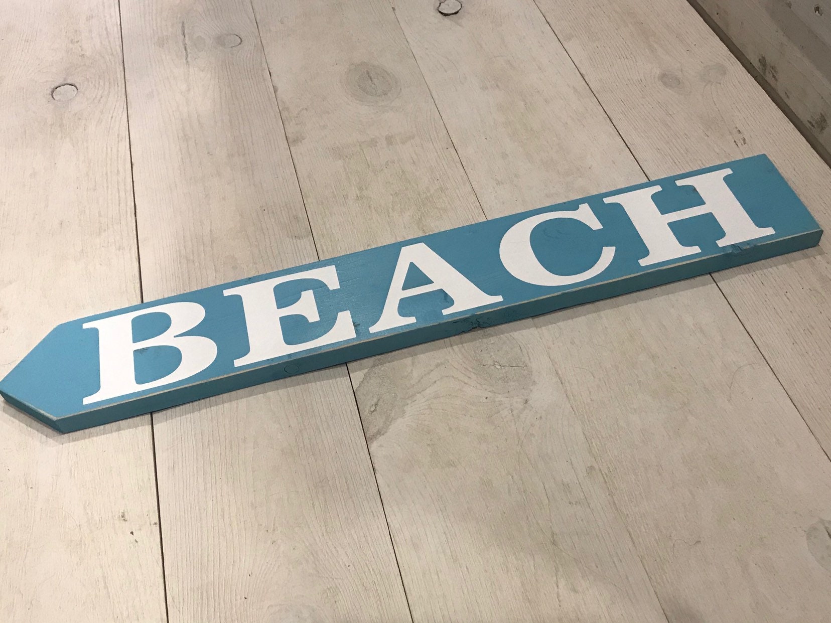 Beach Sign Directional Sign Beach Arrow Sign Directional - Etsy