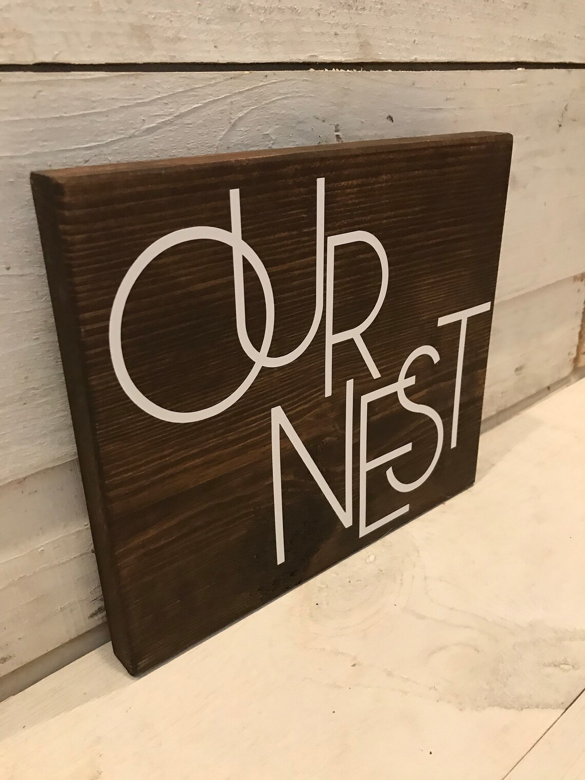 Our Nest Sign L Our Nest Decor L Our Nest Shelf Sitter L Our - Etsy