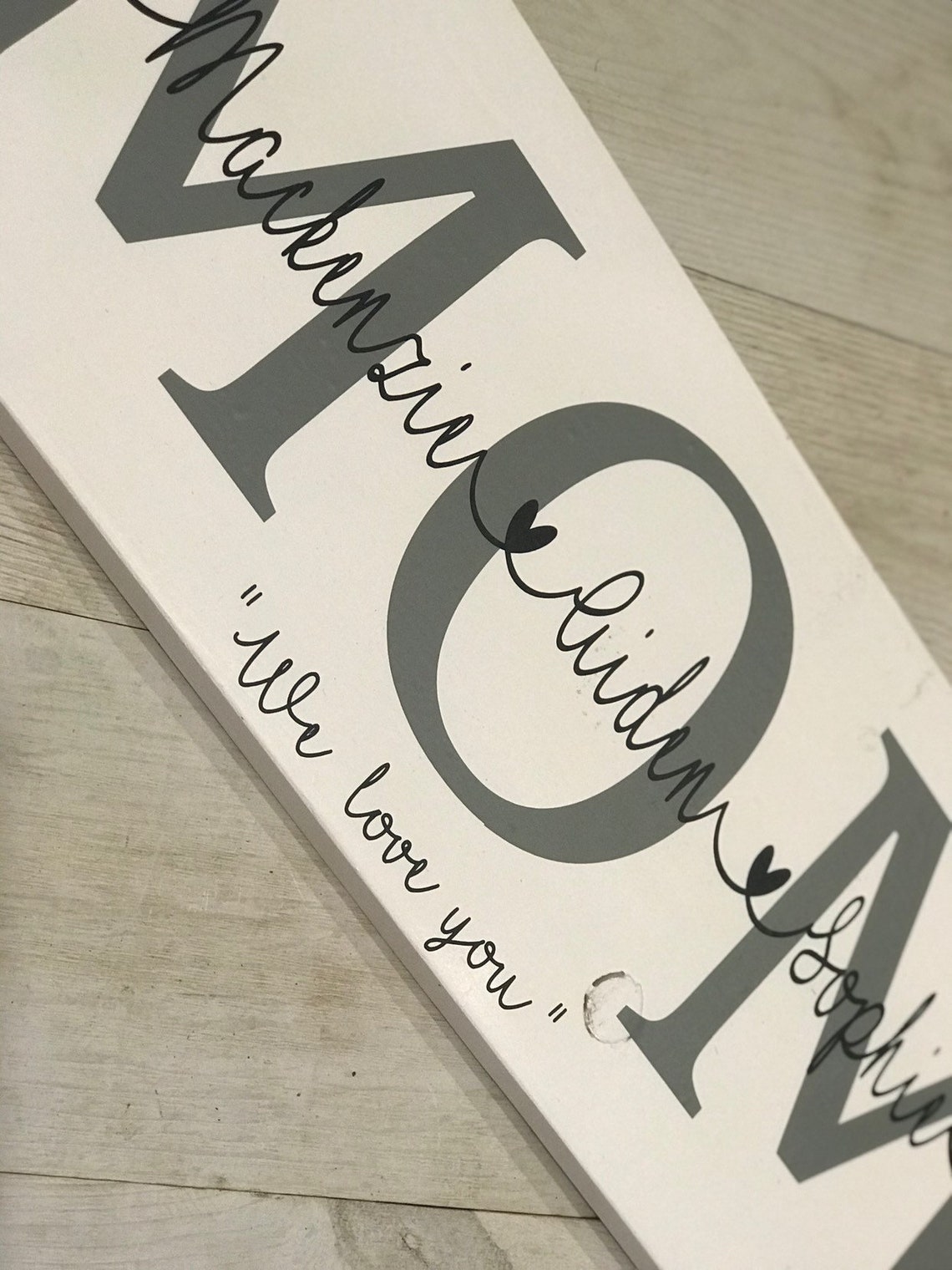 Fathers Day Gift Dad Sign Wooden Dad Sign Dad and Kids - Etsy