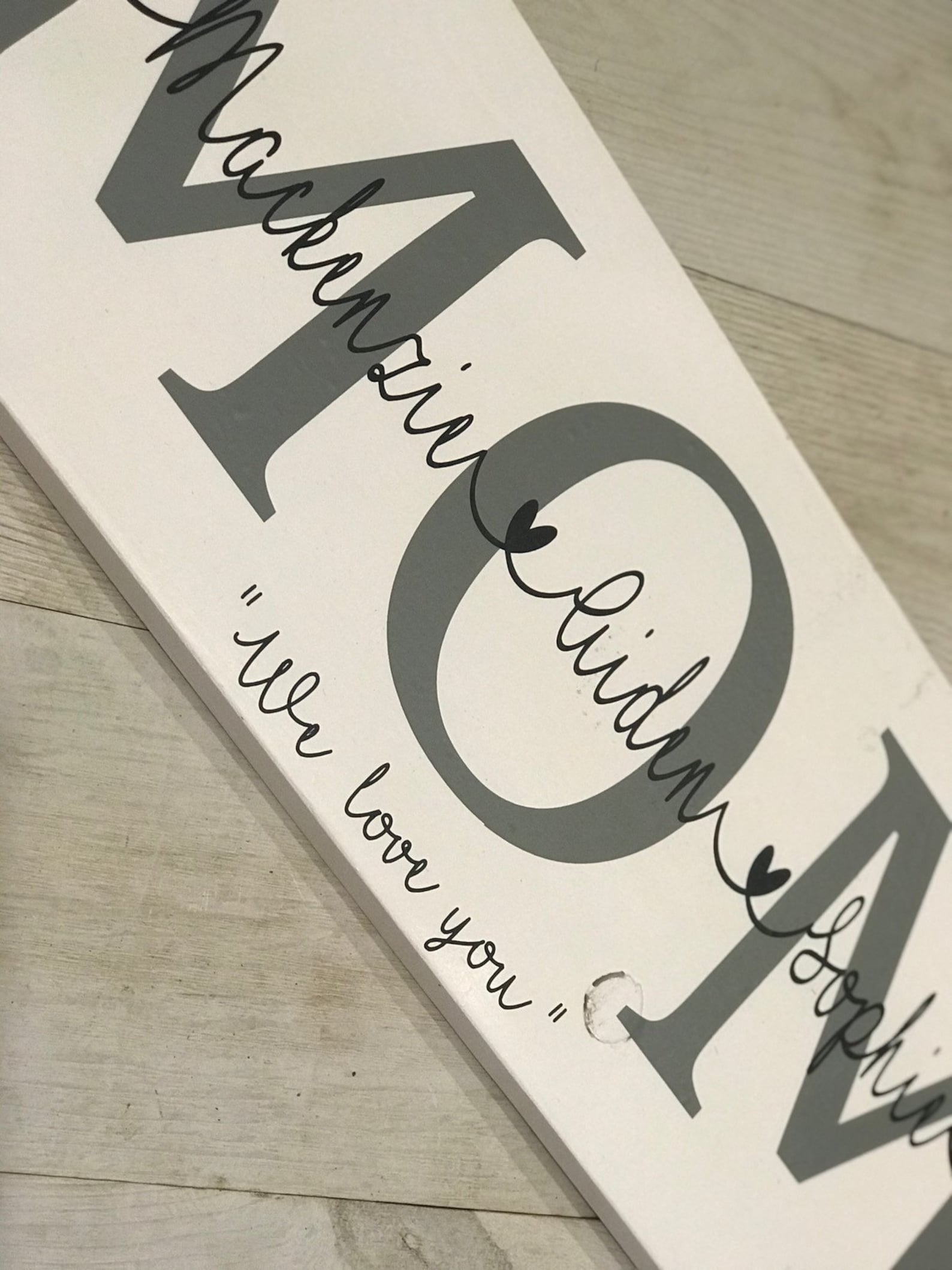 Fathers Day Gift Dad Sign Wooden Dad Sign Dad and Kids - Etsy