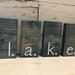 Scrabble Letters Lake Sign Alphabet Letters Scrabble Tiles Wall Art ...