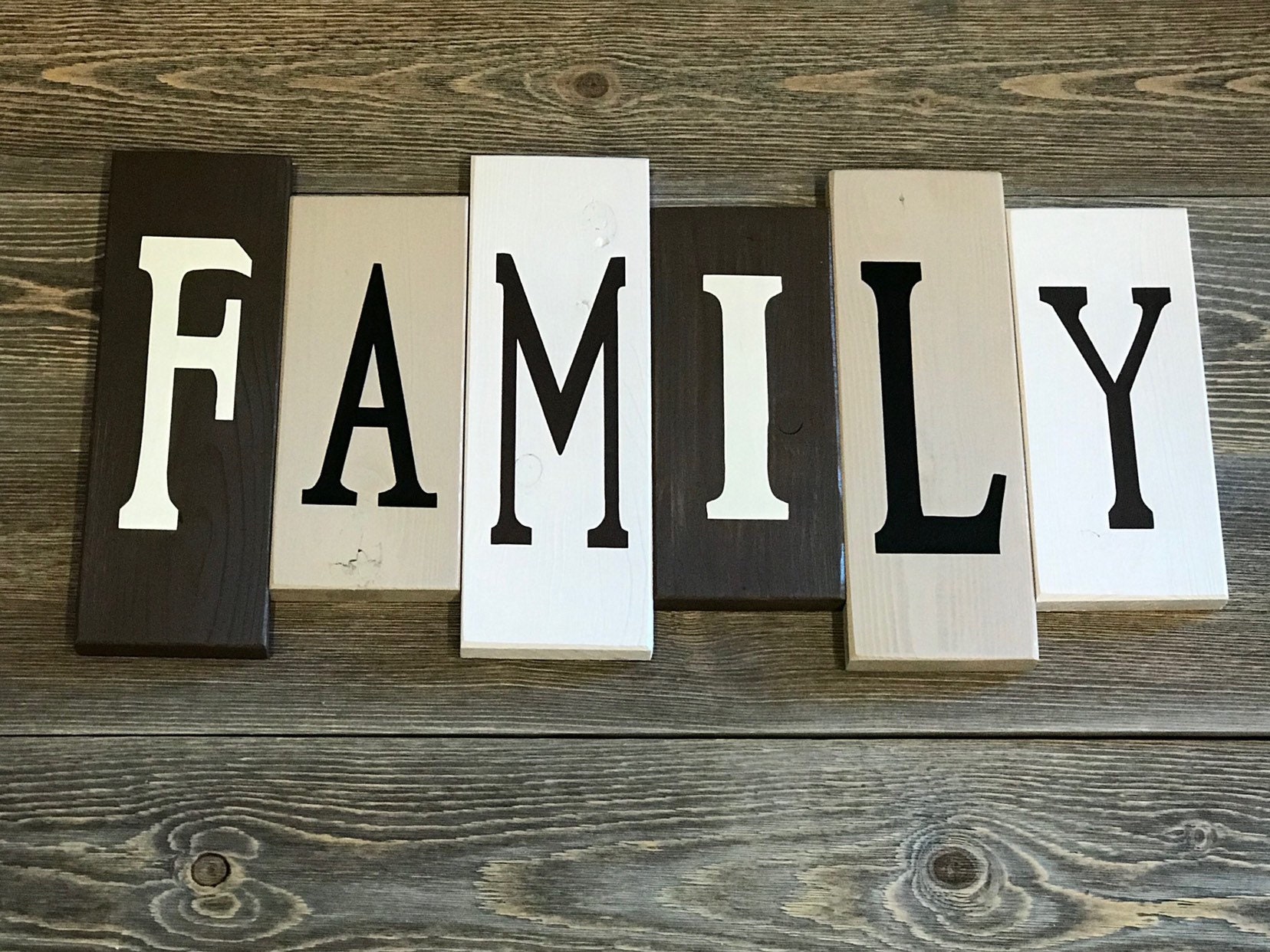 Family Family Sign Pallet Sign Rustic Decor Gallery | Etsy