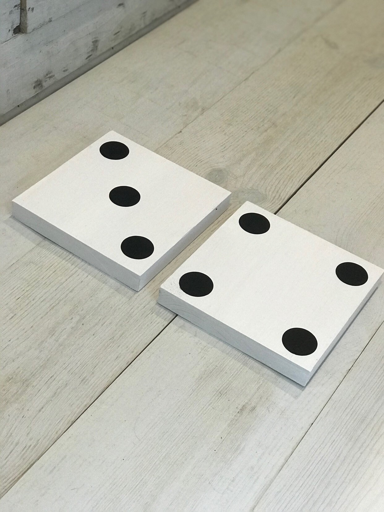 Giant Dice L Large Wall Dice L Scrabble Tile Wall Art L Gallery Wall L ...