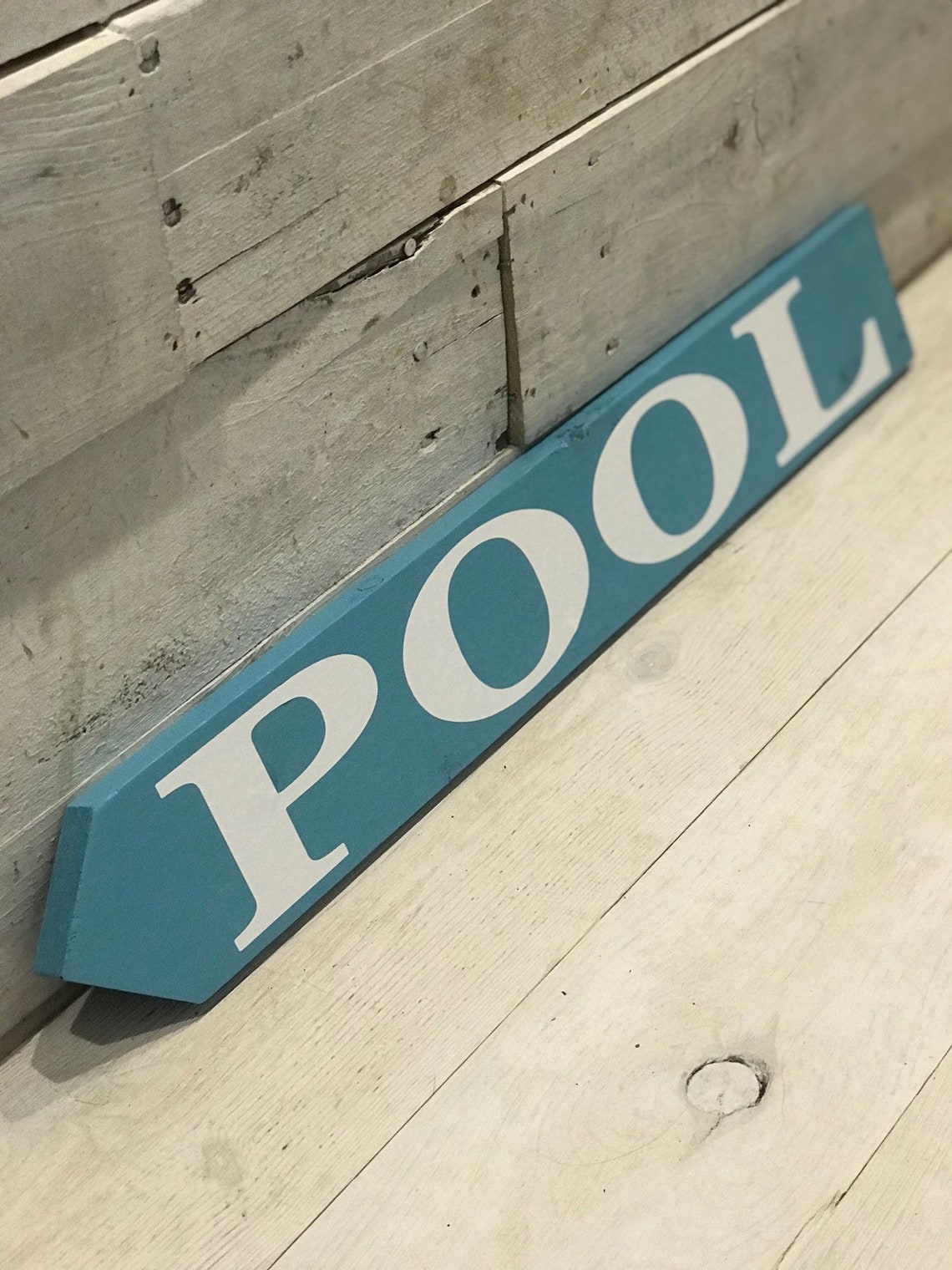 Pool Sign Directional Sign Beach Arrow Sign Directional | Etsy
