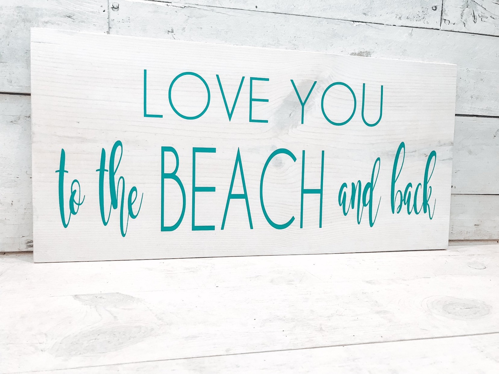 Beach Sign Love You to the Beach and Back Sign Beach Decor - Etsy