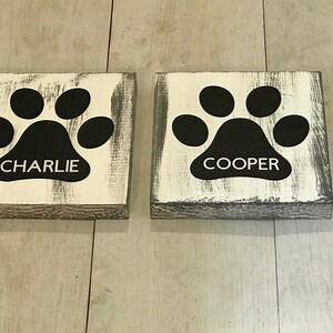 Scrabble Tiles Wall Art | Dog Signs | Dog Name Signs | Family Name ...