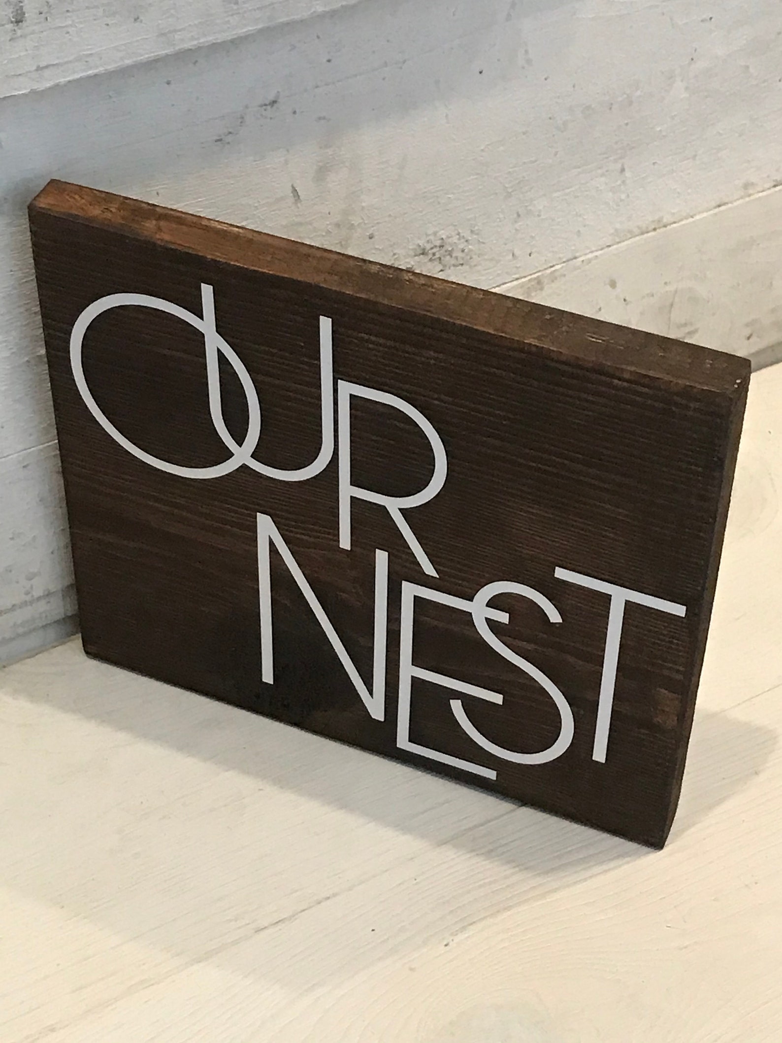 Our Nest Sign L Our Nest Decor L Our Nest Shelf Sitter L Our | Etsy