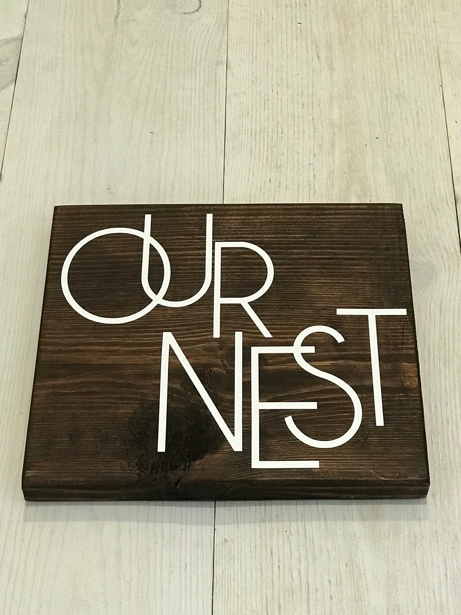 Our Nest Sign L Our Nest Decor L Our Nest Shelf Sitter L Our | Etsy