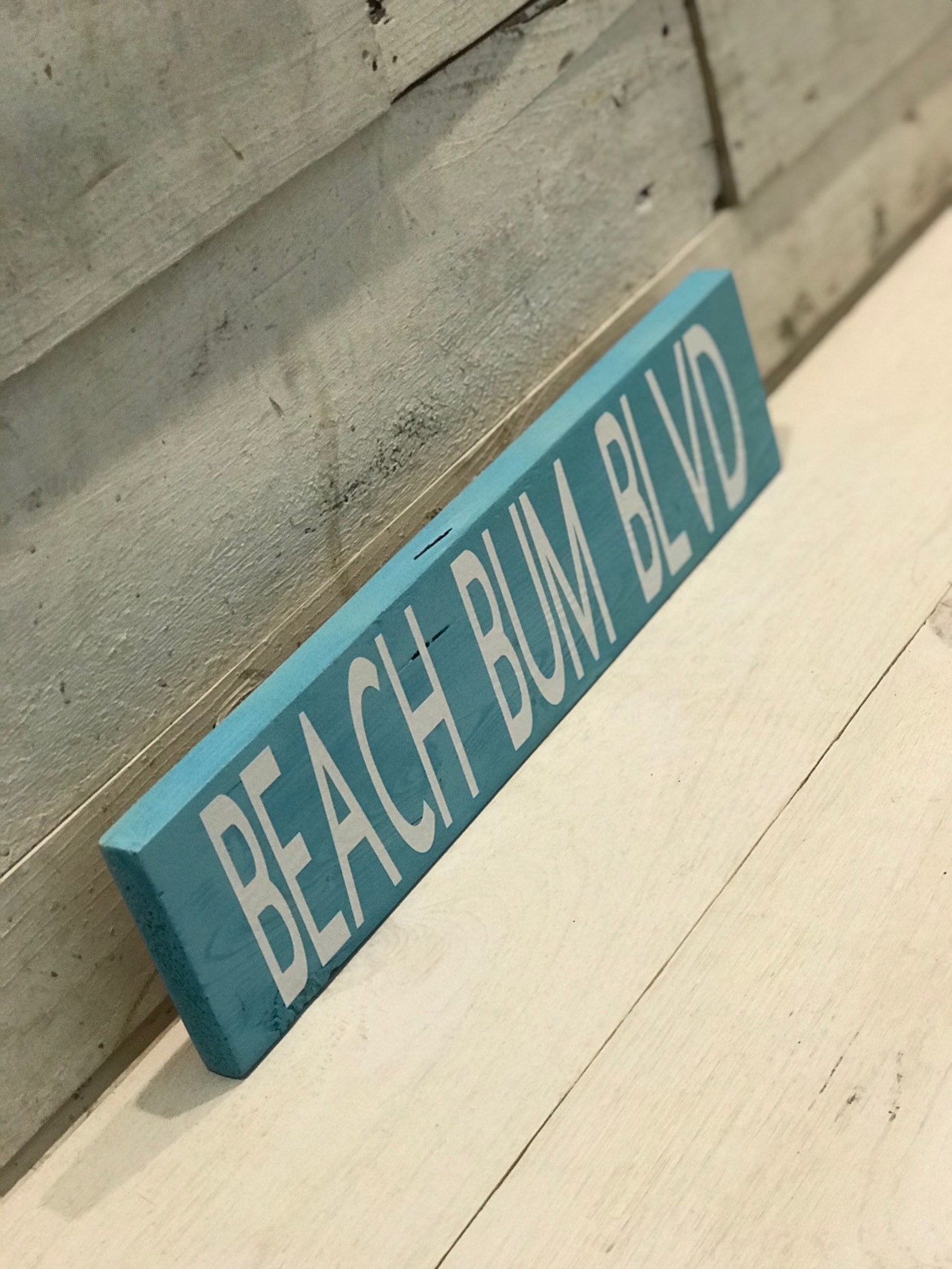 Beach Bum Beach Bum Blvd Sign L Beach Signs L Beach Wall | Etsy
