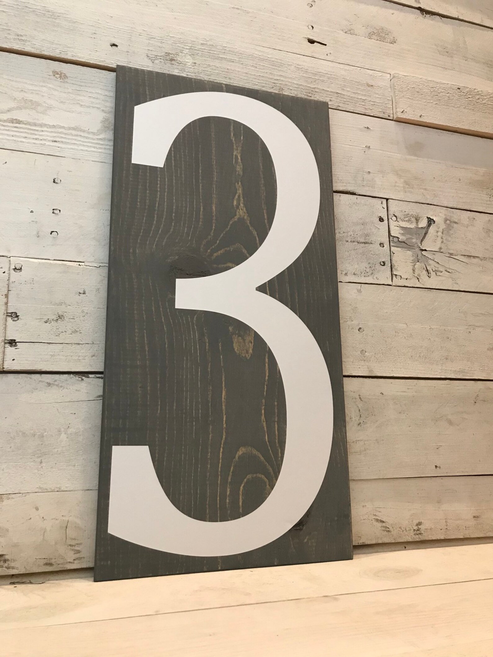 Large Number Sign L Wooden Number Sign L Party of Sign L - Etsy