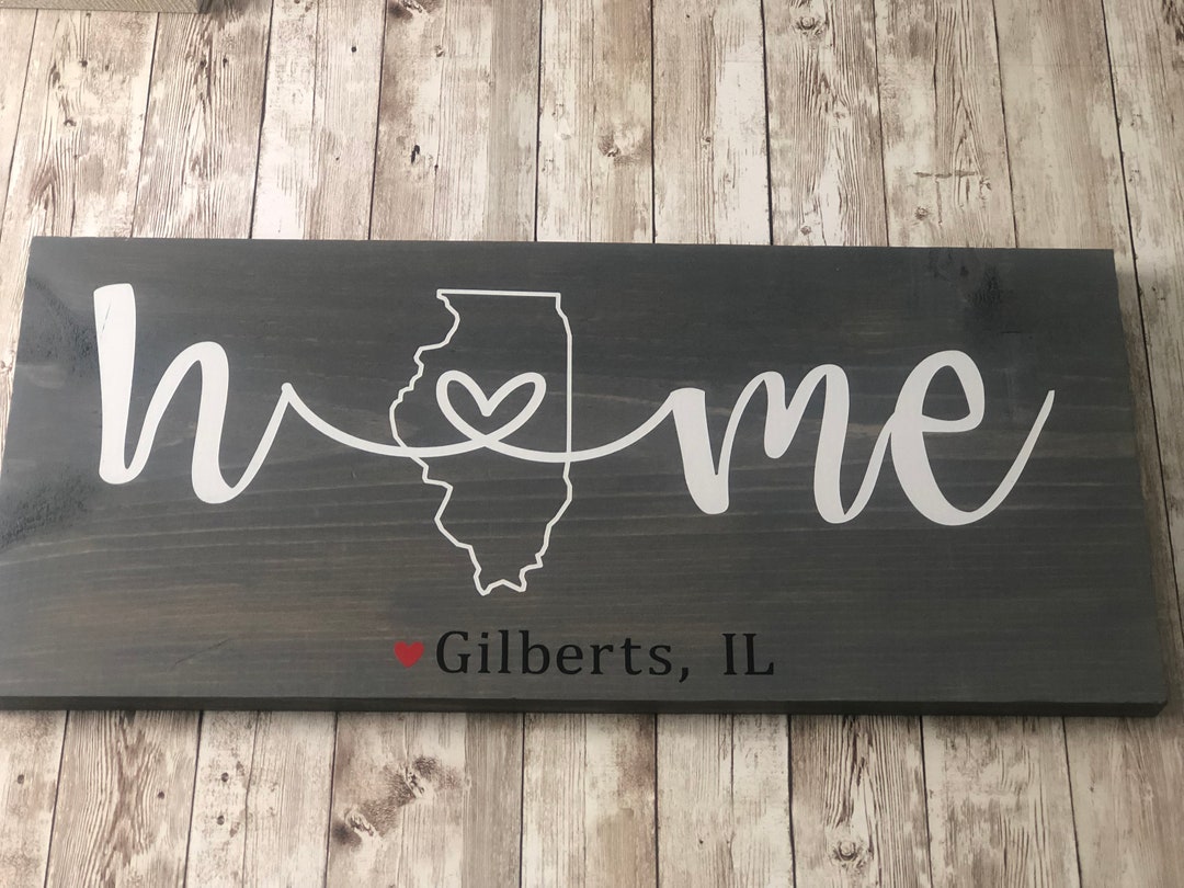 Home Sign | State Sign L Home Sweet Home L State Love Sign L New Home ...