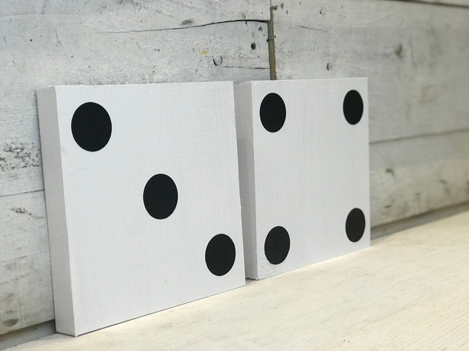 Giant Dice L Large Wall Dice L Scrabble Tile Wall Art L Gallery Wall L ...