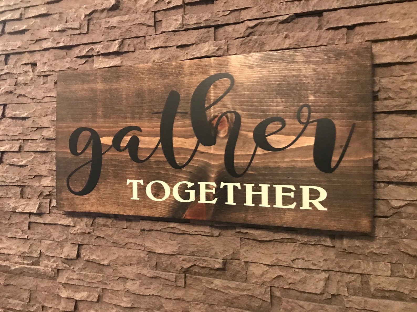 Gather Together Sign L Gather Sign L Gather Together Wall Art | Etsy