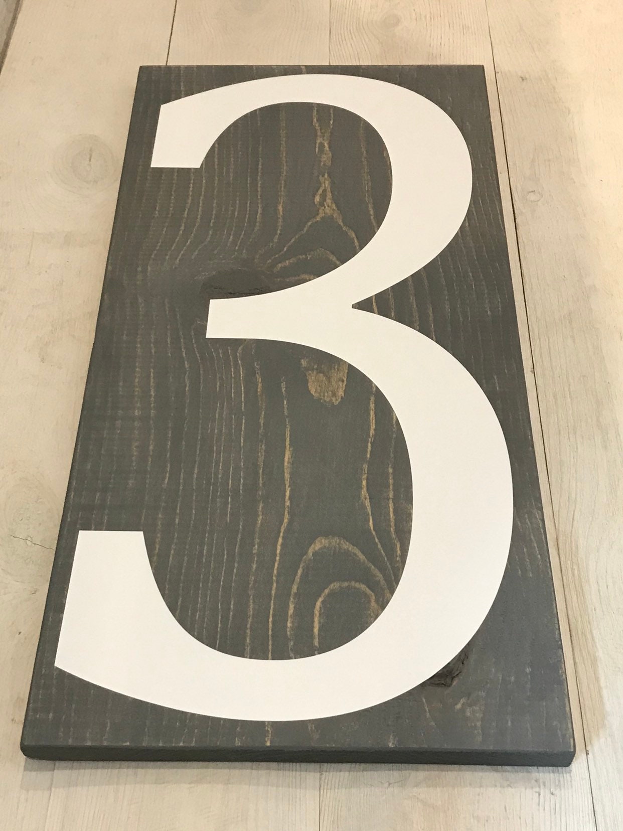 Large Number Sign L Wooden Number Sign L Party of Sign L | Etsy