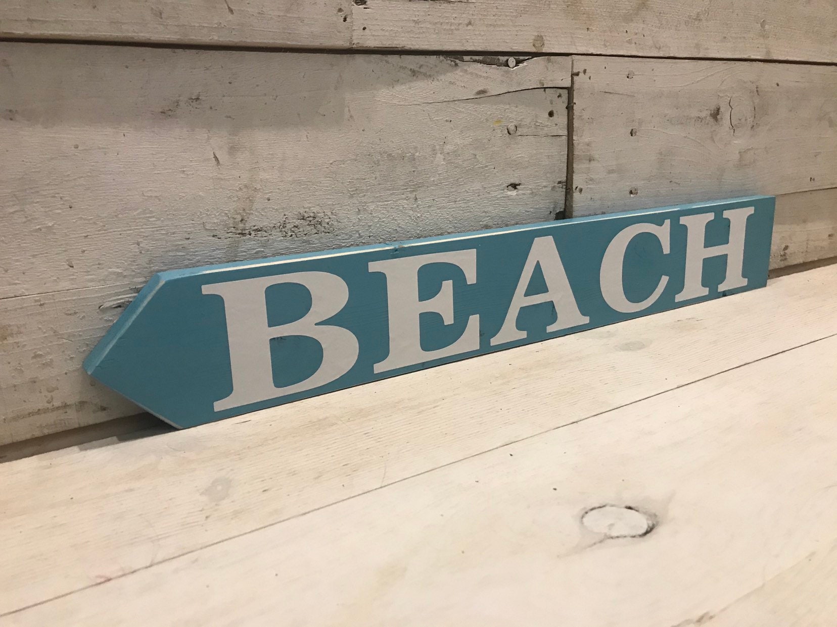 Beach Sign Directional Sign Beach Arrow Sign Directional - Etsy