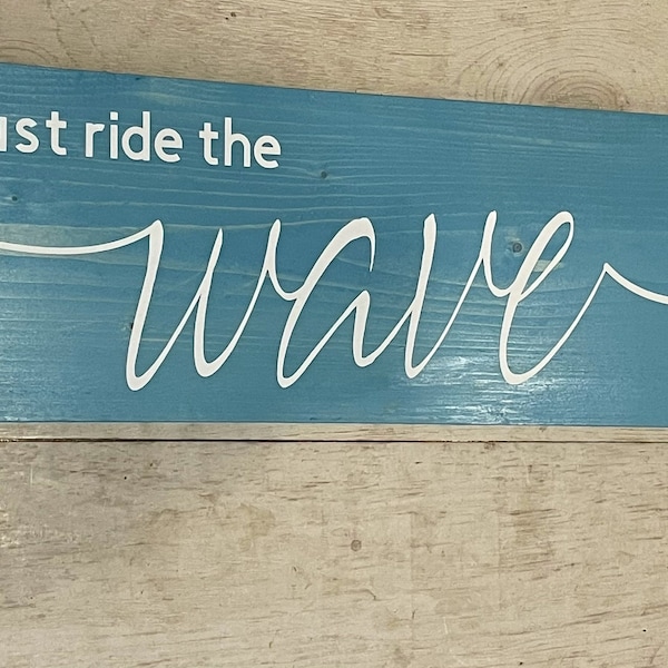 Ride the Waves Sign - Etsy