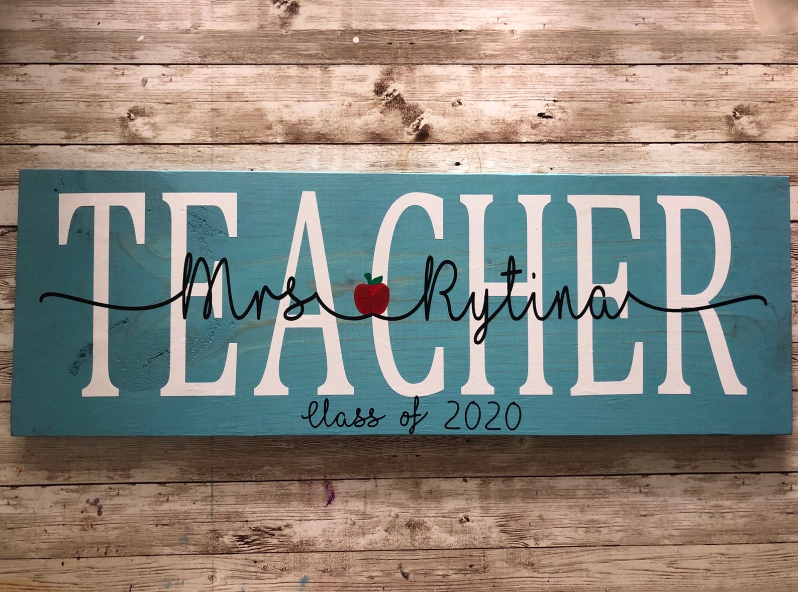 Teacher Sign L Classroom Teacher Wood Name Sign L Wood - Etsy