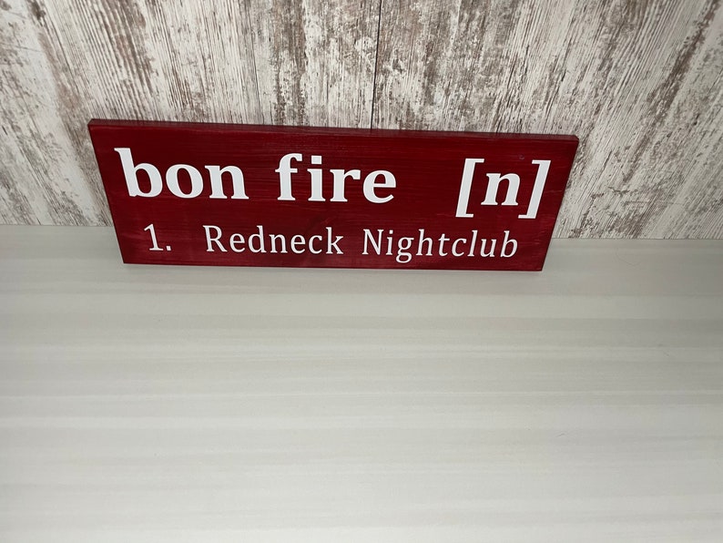 Bonfire Sign L Campfire Sign L Redneck Bonfire Sign L Wooden - Etsy