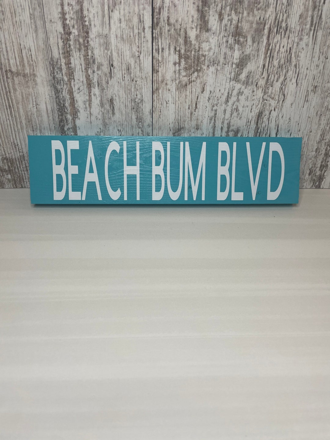 Beach Bum | Beach Bum Blvd Sign L Beach Signs L Beach Wall Decor L ...