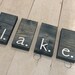 Scrabble Letters Lake Sign Alphabet Letters Scrabble Tiles Wall Art ...