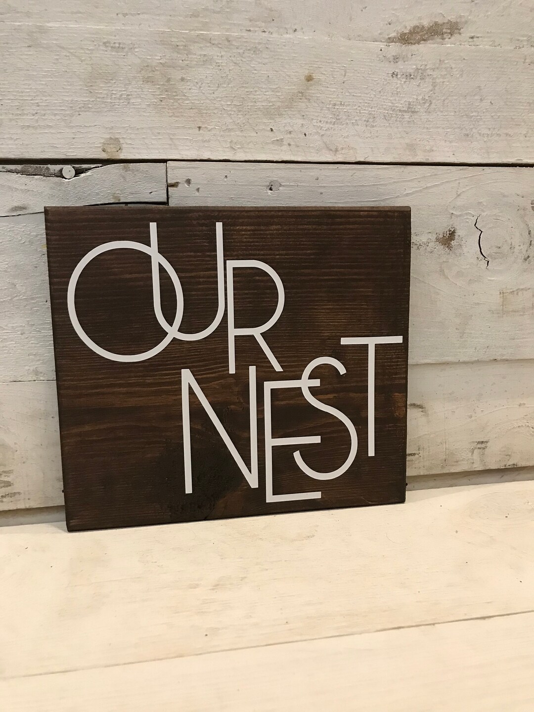 Our Nest Sign L Our Nest Decor L Our Nest Shelf Sitter L Our Nest L ...
