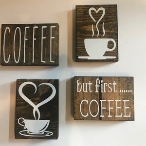 Coffee Signs | Coffee Bar Signs L Kitchen Signs L Office Break Room ...