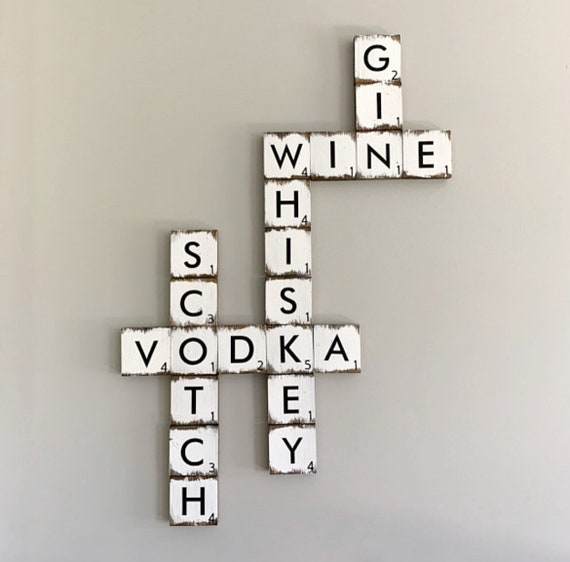 Large Scrabble Tiles L 5.5 Scrabble Letters L Scrabble | Etsy