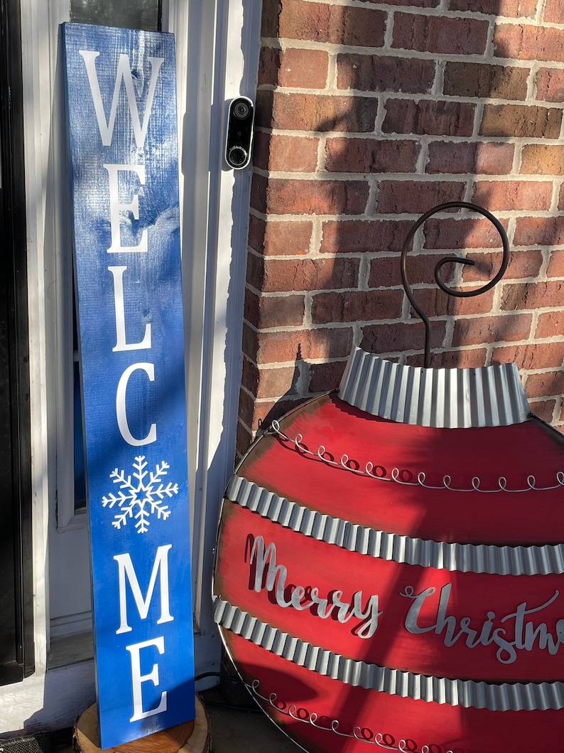 Holiday Welcome Sign Winter Welcome Sign Christmas Welcome - Etsy