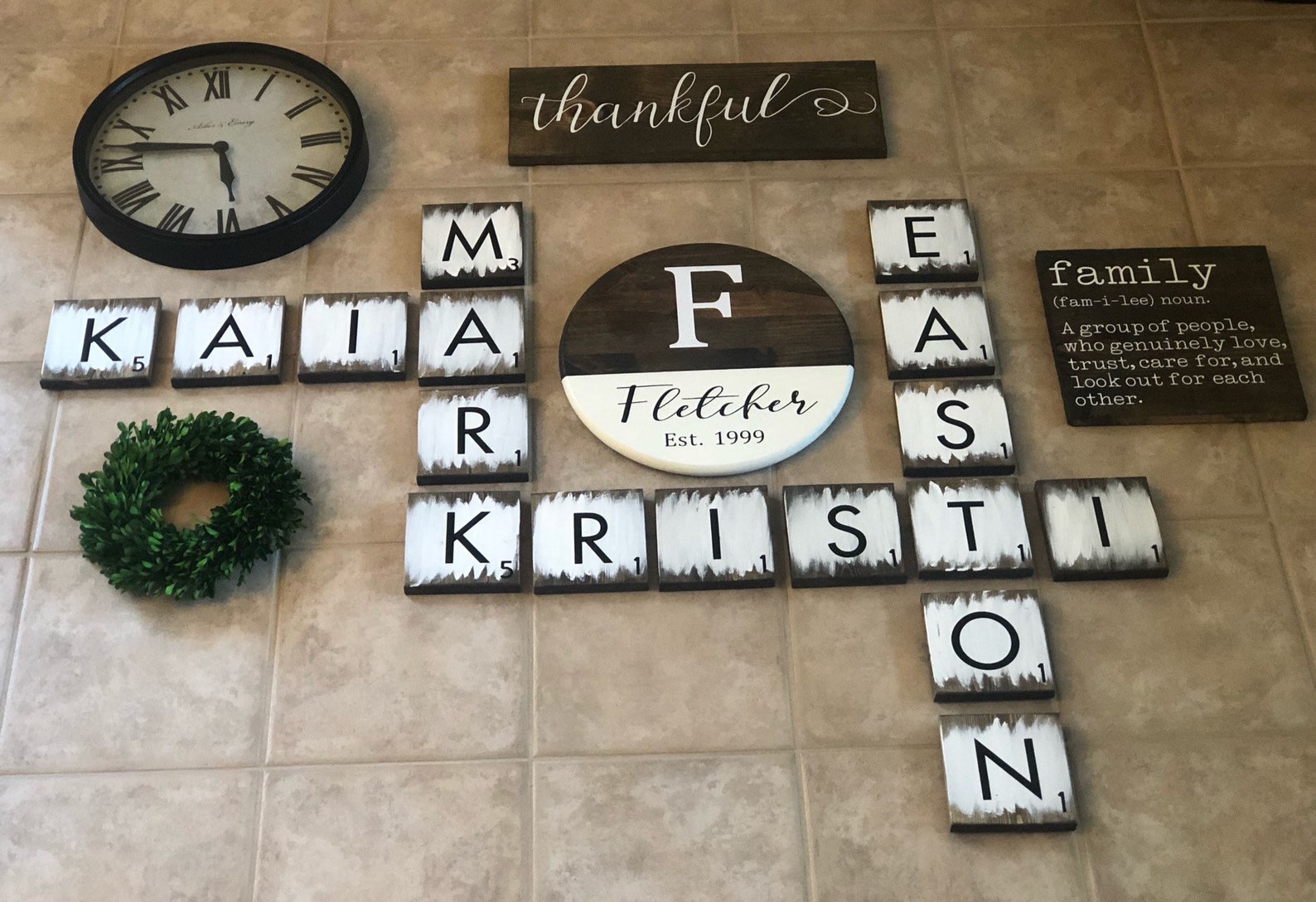 Large Scrabble Tiles L 3.5 Scrabble Letters L Scrabble - Etsy