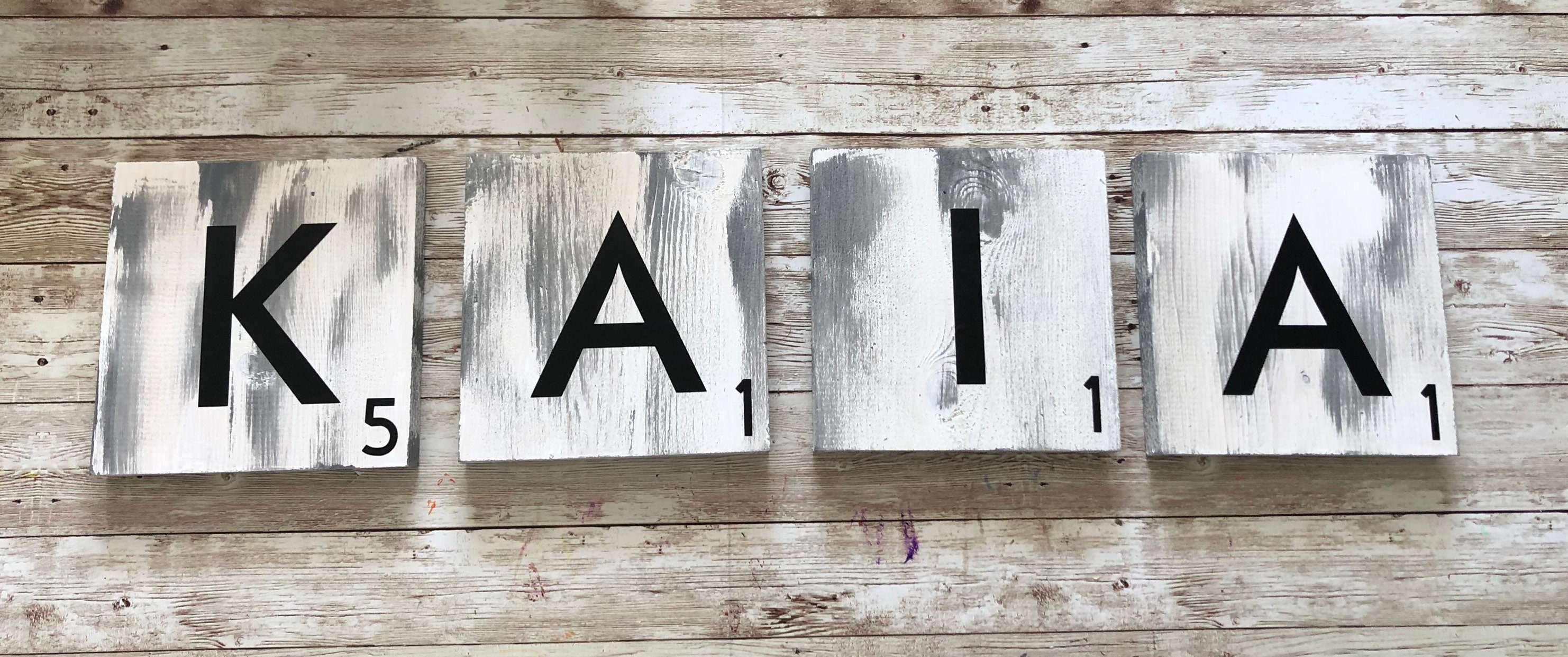 Large Scrabble Tiles L Scrabble Tiles Wall Art L Scrabble Tile | Etsy