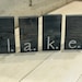 Scrabble Letters Lake Sign Alphabet Letters Scrabble Tiles Wall Art ...