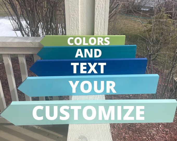 Custom Directional Signs | Destination Signs | Yard Destination Signs ...