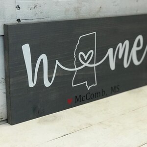 Home Sign State Sign L Home Sweet Home L State Love Sign L - Etsy