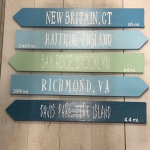 Custom Directional Signs Destination Signs Yard | Etsy Canada