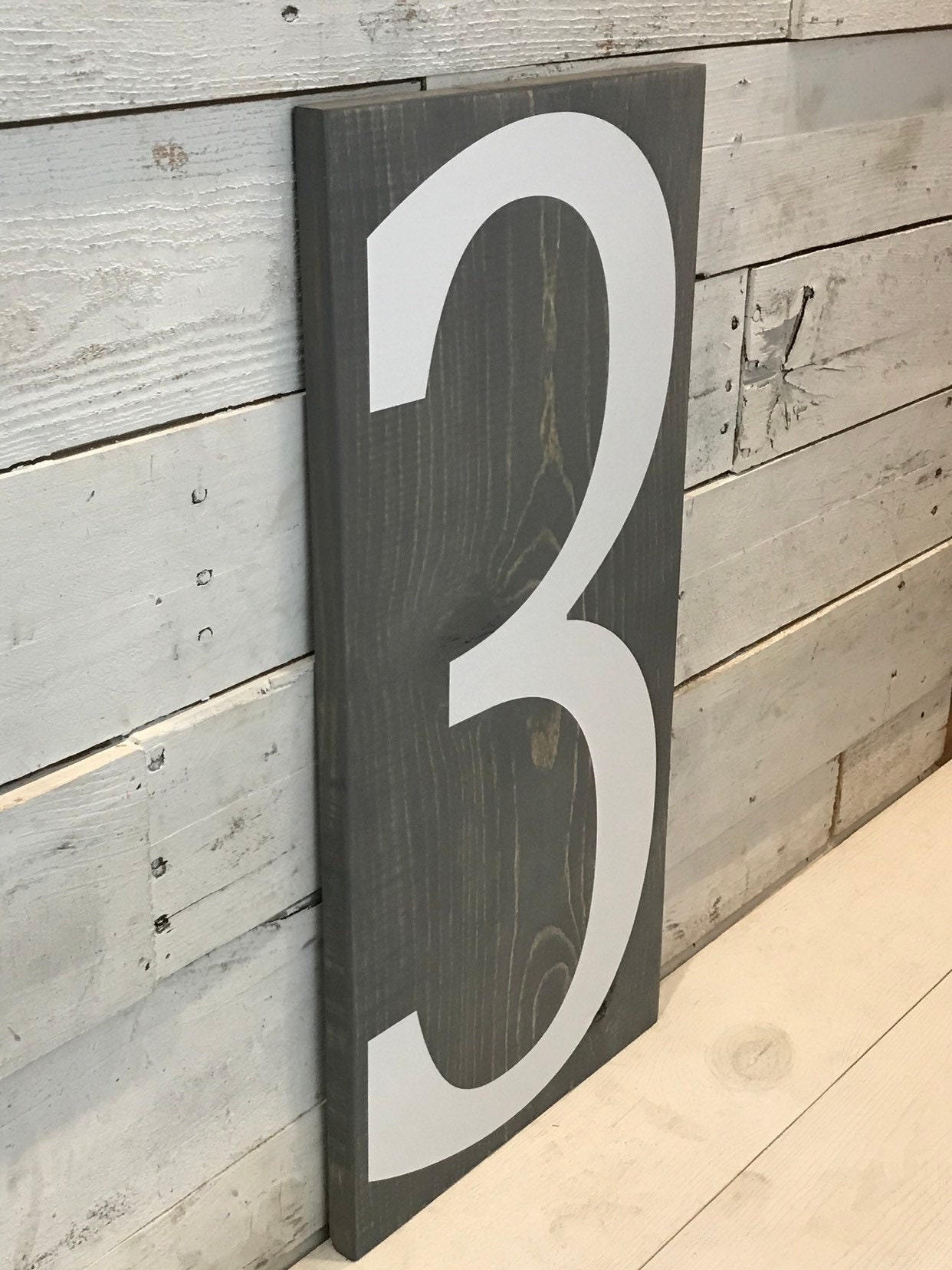 Large Number Sign L Wooden Number Sign L Party of Sign L | Etsy