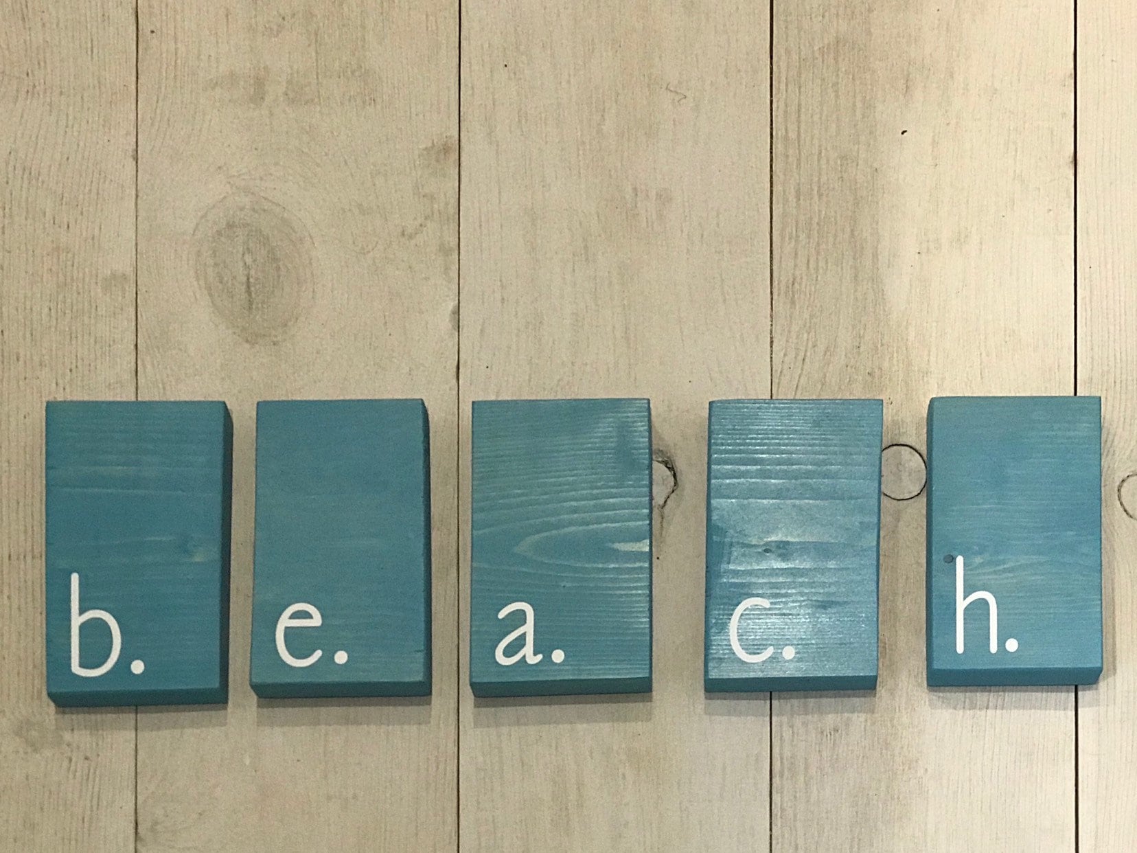 Beach Sign Beach Decor Beach Letters Scrabble Tiles Wall - Etsy
