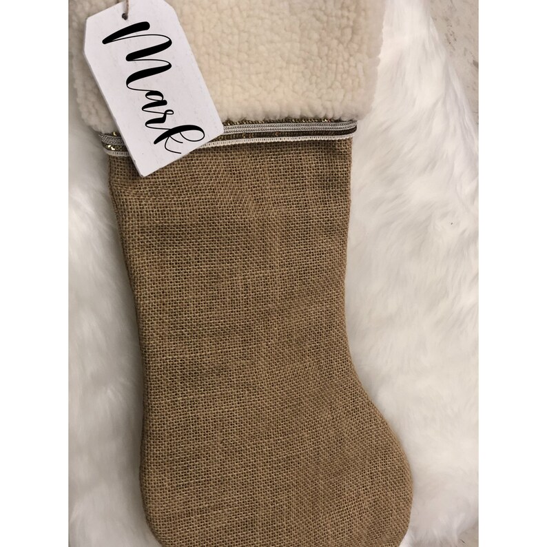 Custom Stocking Tags Custom Vinyl Name Tag Gift Tag - Etsy